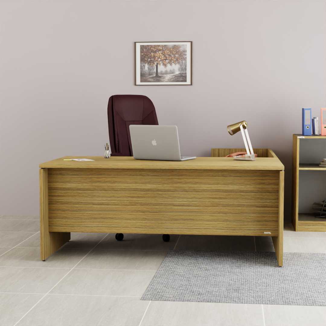 Lacquer Executive Table | Milton-134 | HATIL